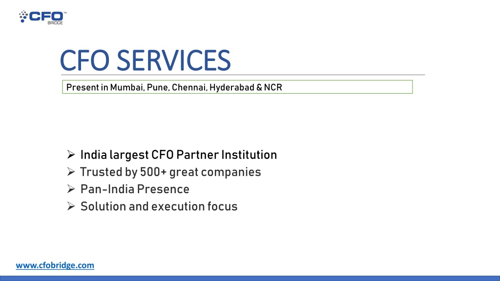 PPT - CFO SERVICES PowerPoint Presentation, free download - ID:11678827