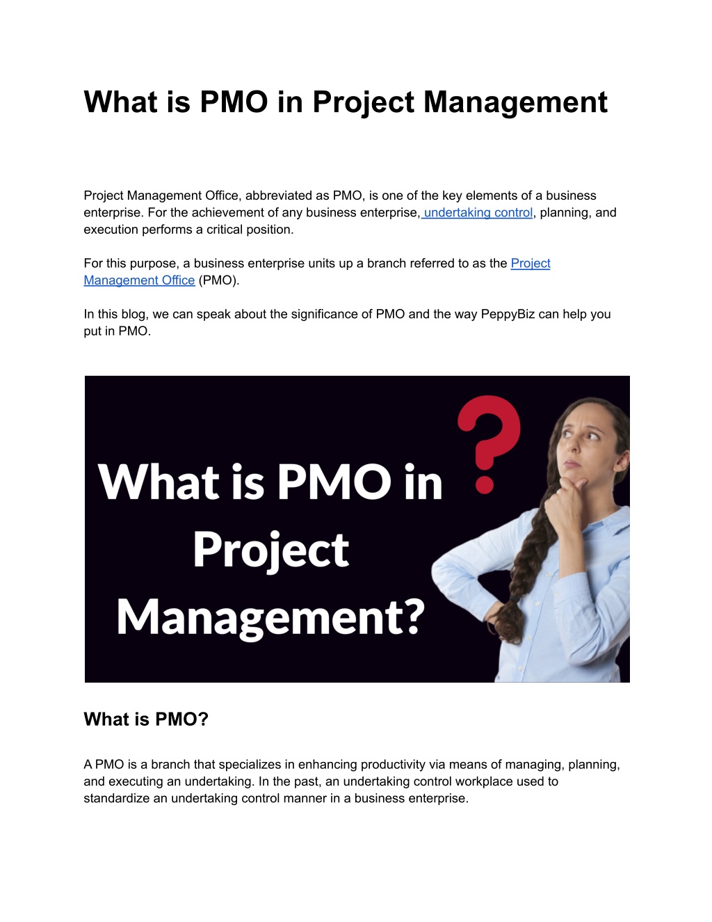 PPT - What is PMO in Project Management PowerPoint Presentation, free ...