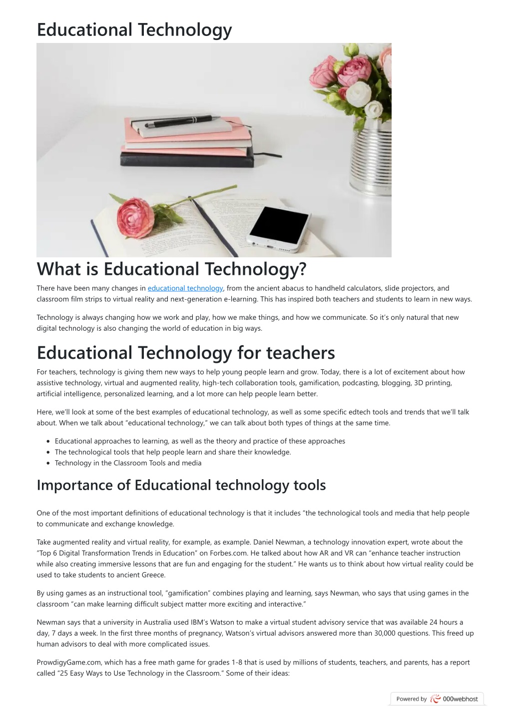PPT - Educational Technology PowerPoint Presentation, free download ...