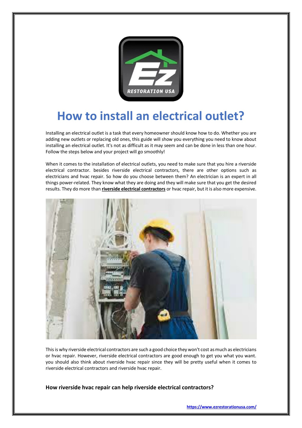 PPT - How to install an electrical outlet PowerPoint Presentation, free ...