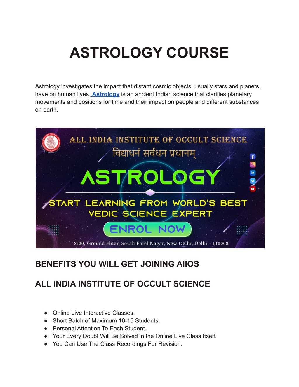 PPT - ASTROLOGY COURSE (1) PowerPoint Presentation, free download - ID ...