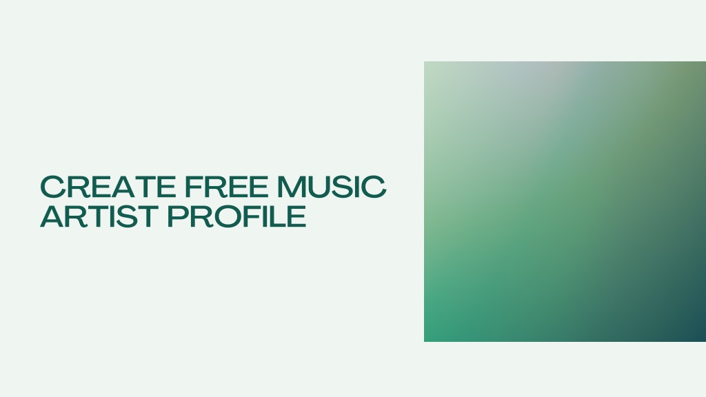 PPT - Create Free Music Artist Profile By Hyper Harmony - PPT ...