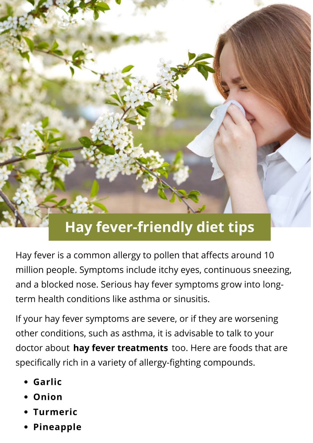 PPT - Hay fever-friendly diet tips PowerPoint Presentation, free ...