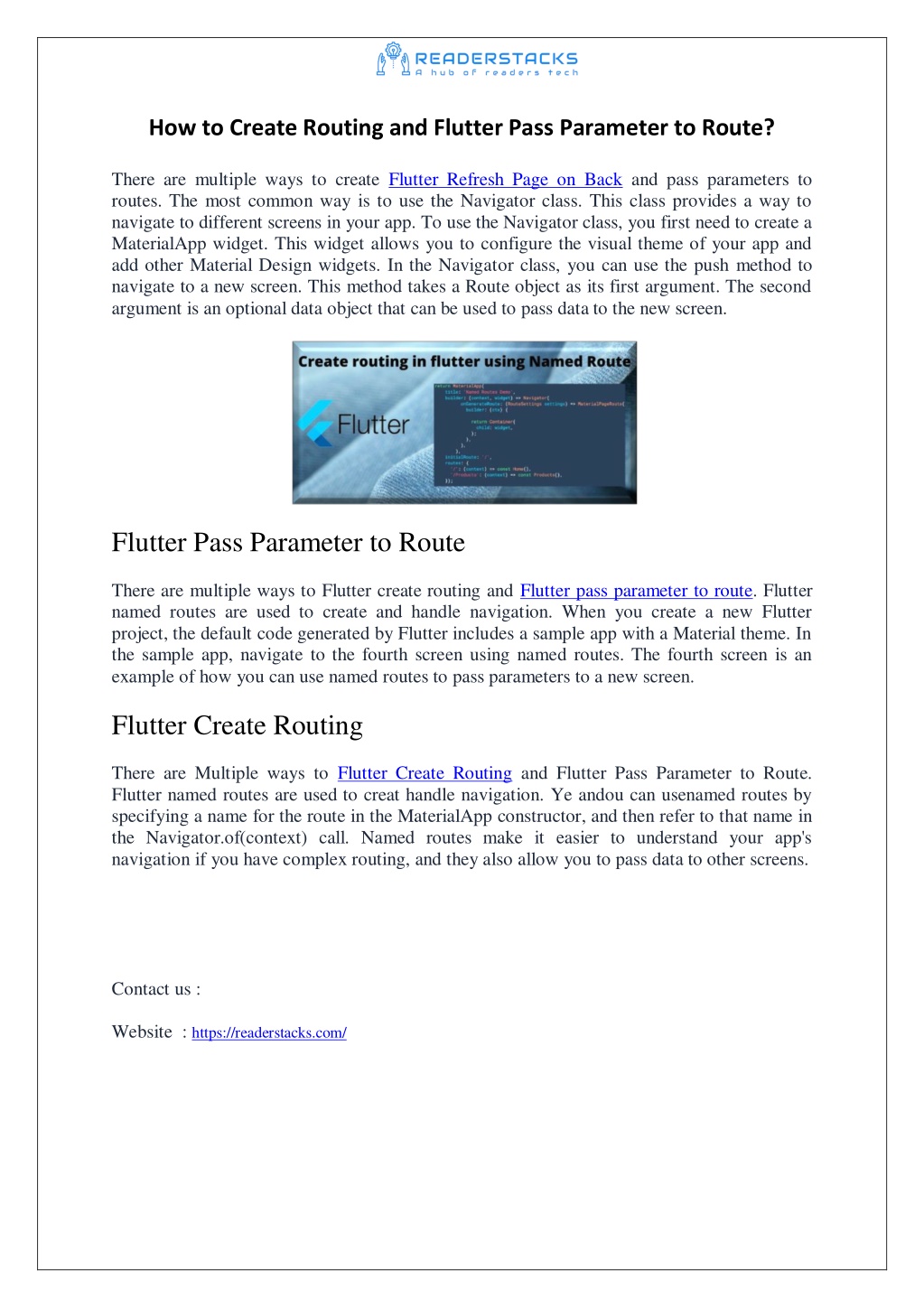 PPT - How to Create Routing and Flutter Pass Parameter to Route PowerPoint Presentation - ID ...