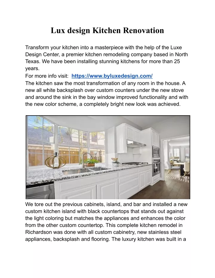 PPT - Lux design Kitchen Renovation PowerPoint Presentation, free ...