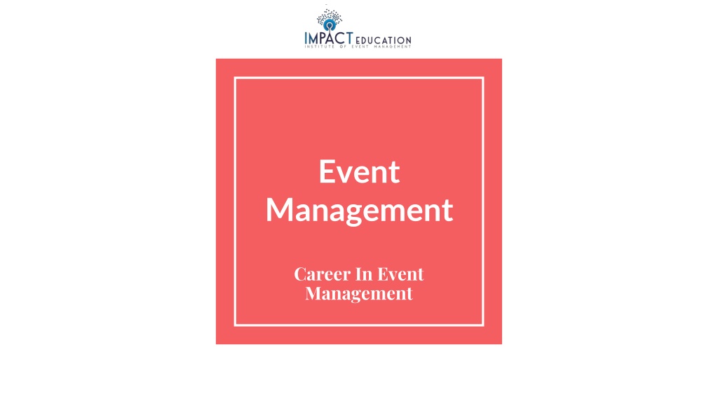 PPT - What is Event Management? PowerPoint Presentation, free download ...