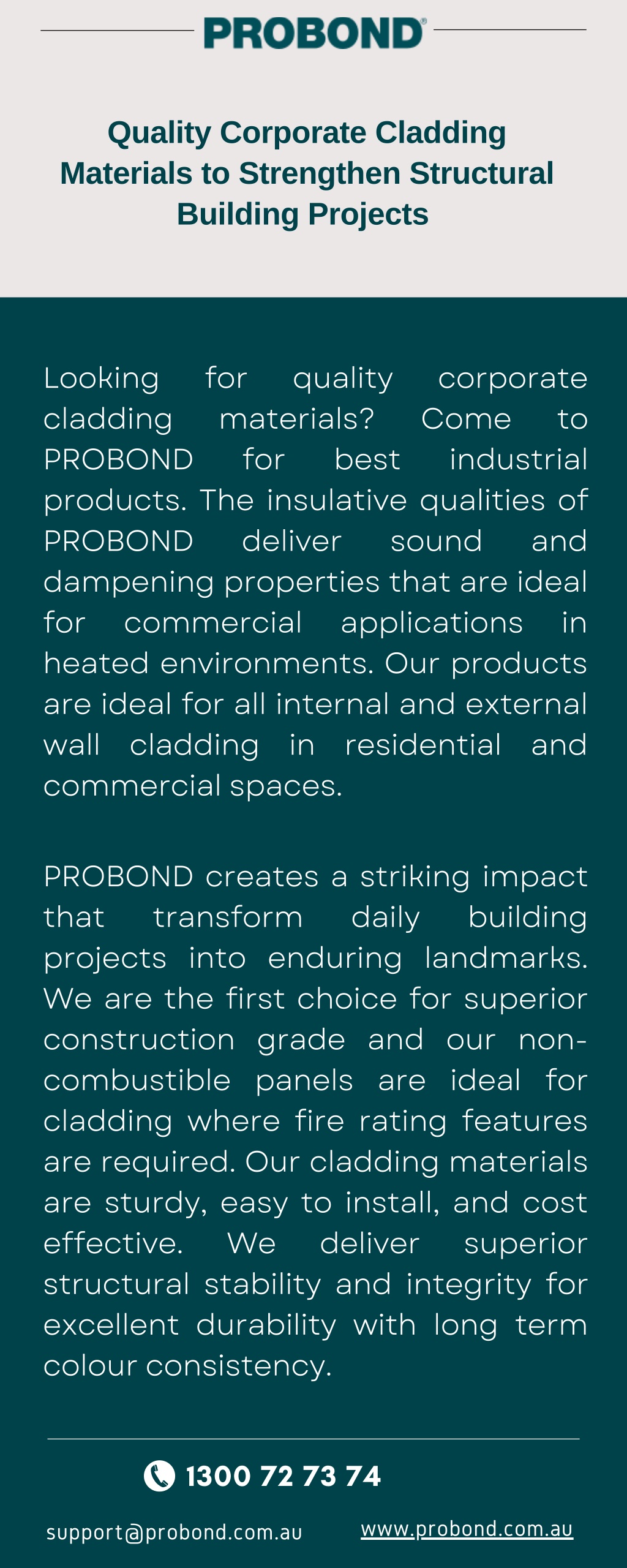 PPT - Quality Corporate Cladding Materials to Strengthen Structural ...