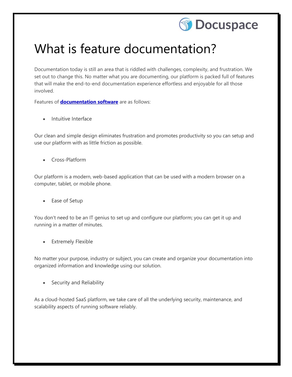 PPT - What is feature documentation PowerPoint Presentation, free ...