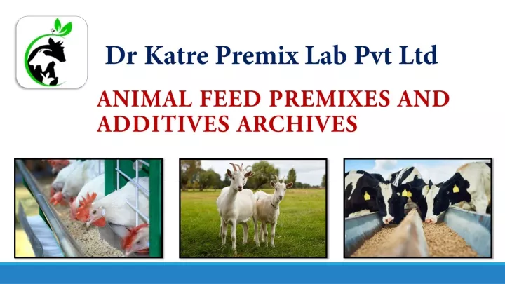 PPT - Animal feed Premixes and additives archives by Dr Katre Premix ...