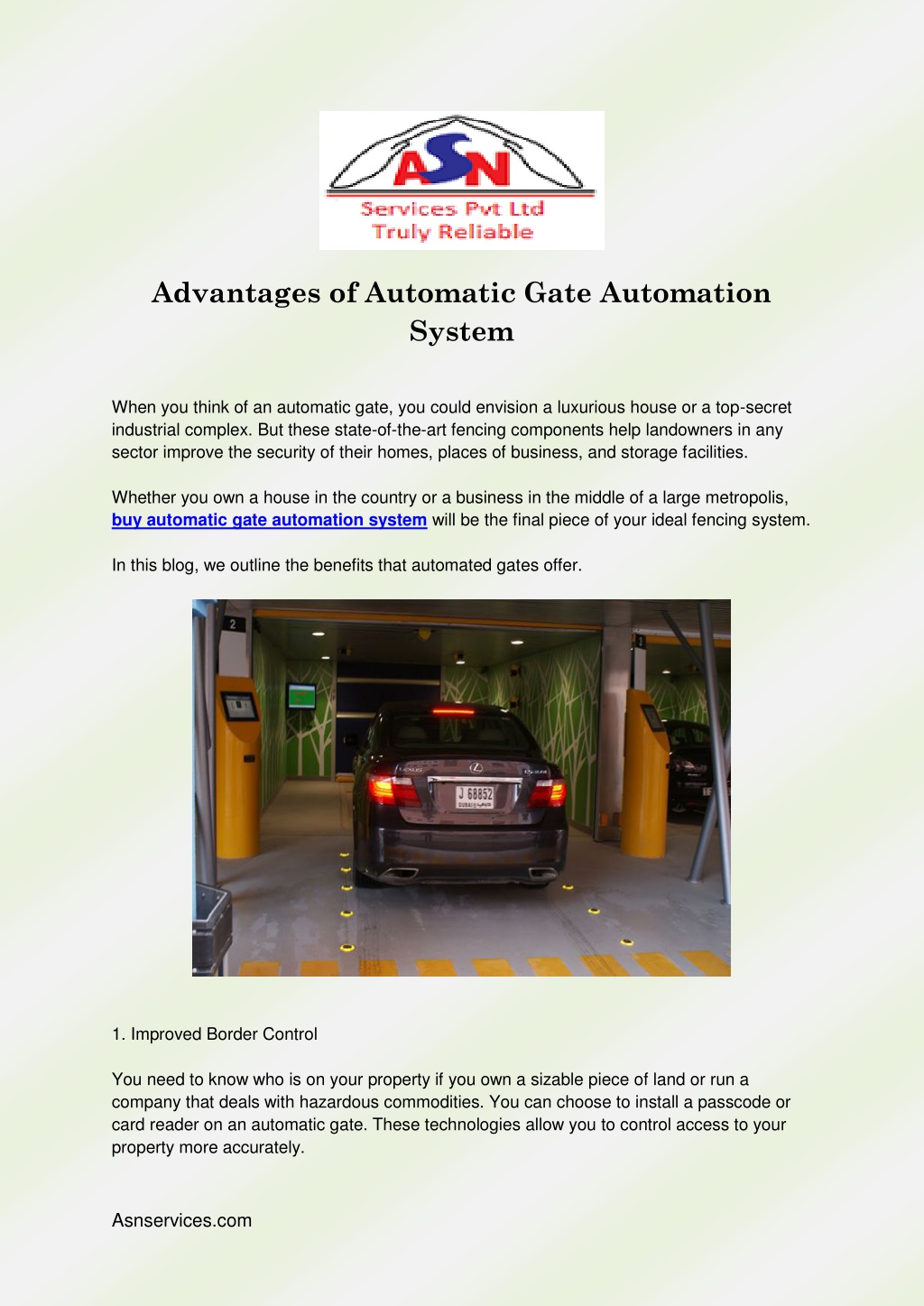 PPT - Advantages Of Automatic Gate Automation System PowerPoint ...