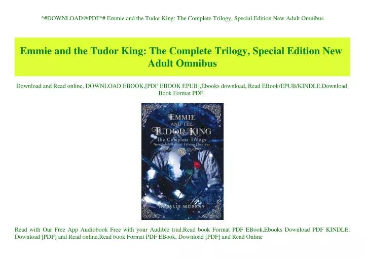 PPT - ^#DOWNLOAD@PDF^# Emmie and the Tudor King The Complete Trilogy ...