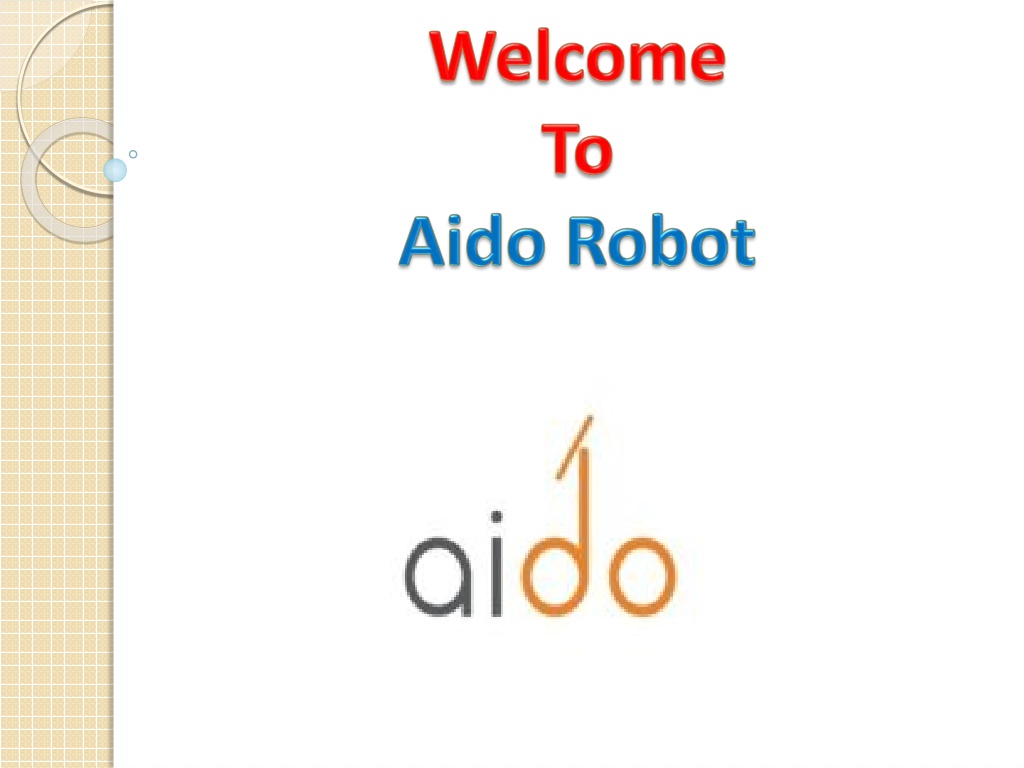 PPT - Aido Robot | Ingen Dynamics Aido Robot | Family Robot PowerPoint ...