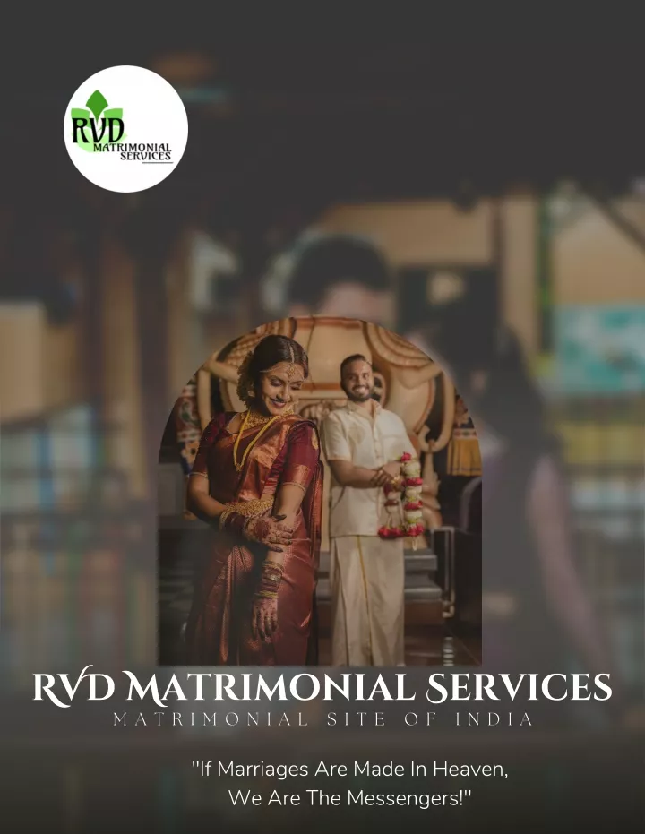 PPT - Find your match with India’s Best Elite Matrimonial Site | RVD ...
