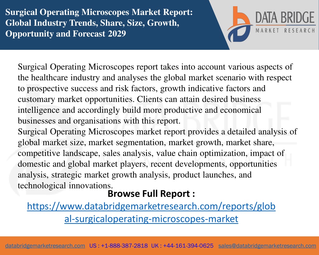 PPT - Surgical Operating Microscopes Market PowerPoint Presentation ...
