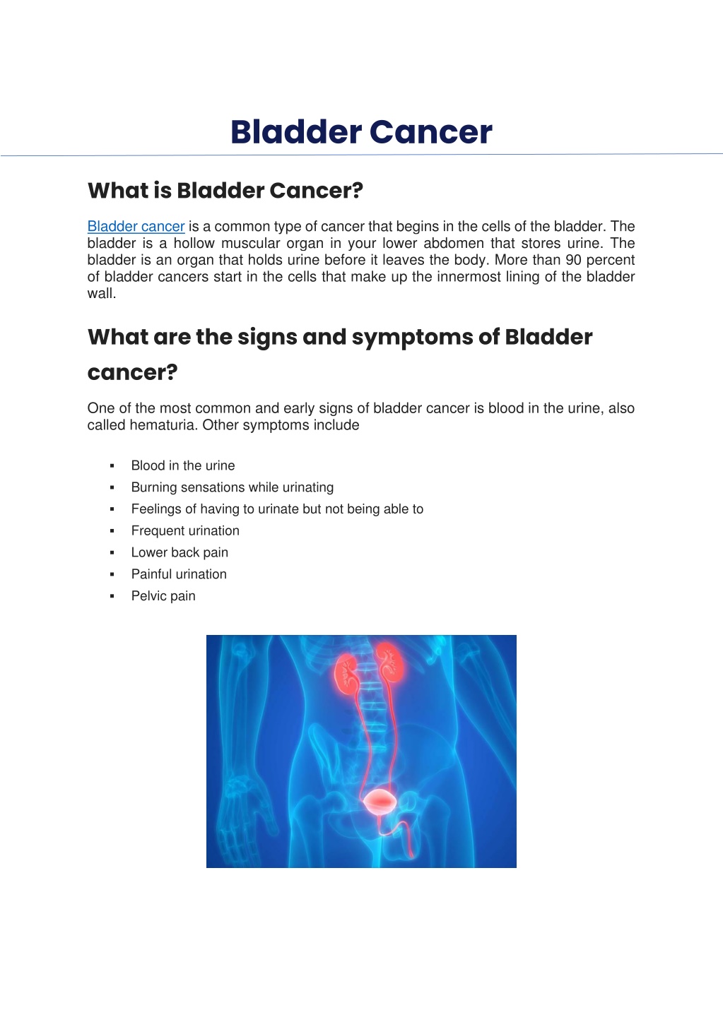 PPT - Bladder Cancer PowerPoint Presentation, free download - ID:11714903