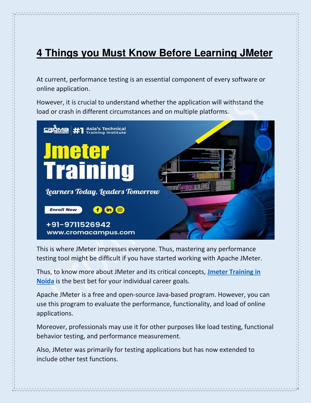 PPT - 4 Things you Must Know Before Learning JMete1 PowerPoint ...