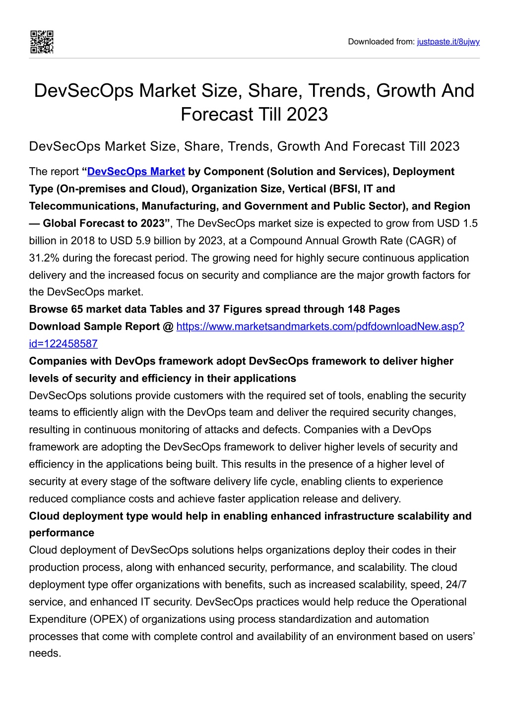 PPT - DevSecOps Market Size, Share, Trends, Growth And Forecast Till ...
