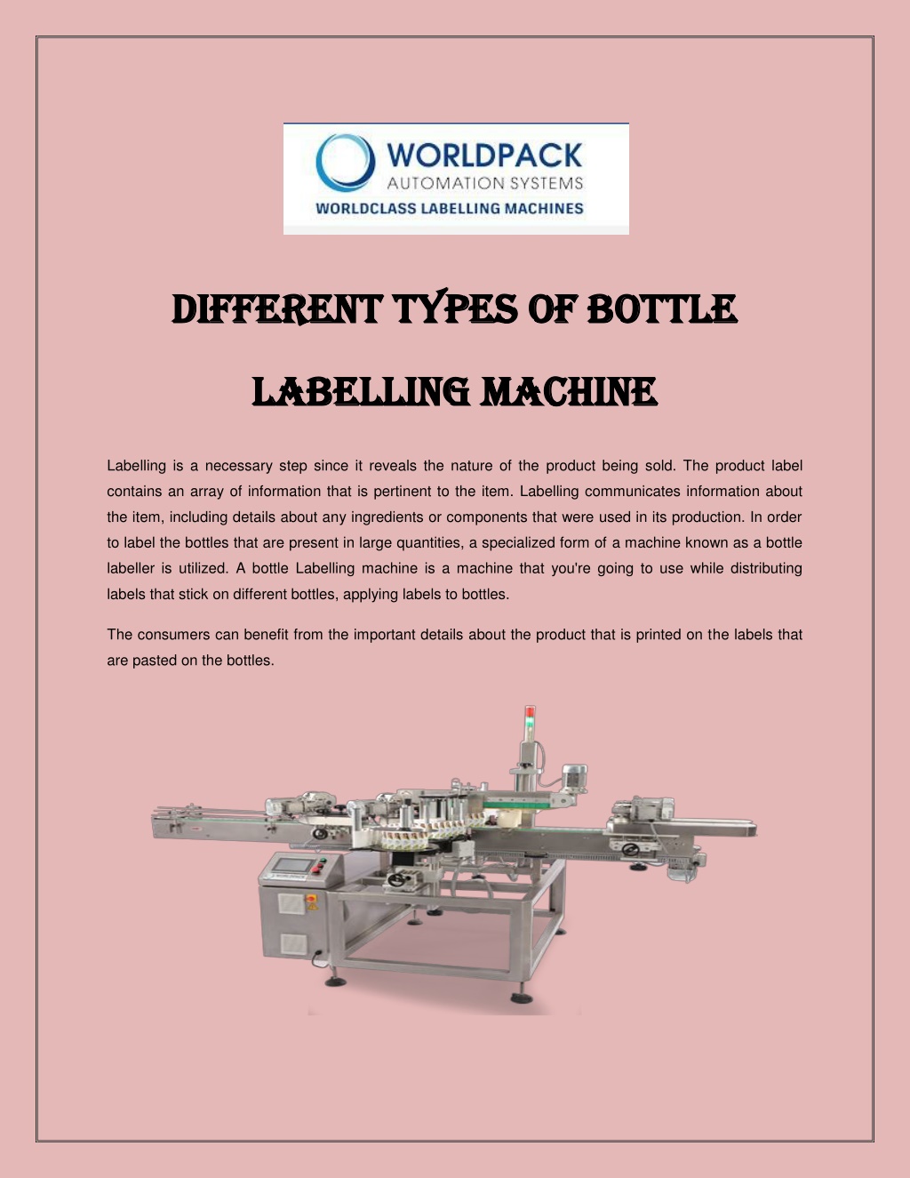 PPT - Different Types of Bottle Labelling Machine PowerPoint ...