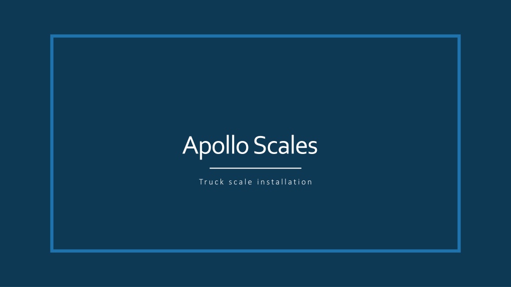 PPT - How Do Truck Scales Work PowerPoint Presentation, free download ...