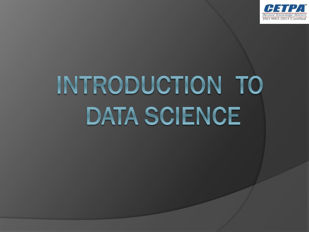 PPT - Introduction to Data Science PowerPoint Presentation, free download - ID:11723389