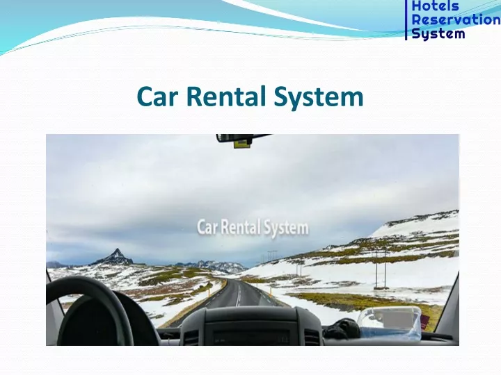 PPT - Car Rental System PowerPoint Presentation, free download - ID ...