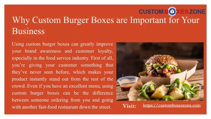 PPT - Why Custom Burger Boxes are Important for Your Business.pptx ...