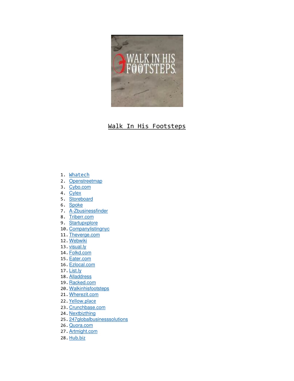 PPT - Walk In His Footsteps PowerPoint Presentation, free download - ID ...