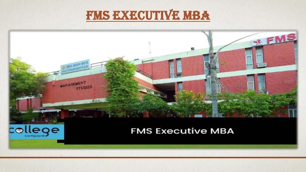 PPT - FMS Executive MBA PowerPoint Presentation, free download - ID ...