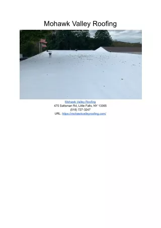 PPT - Mohawk Valley Roofing PowerPoint Presentation, free download - ID:11726964