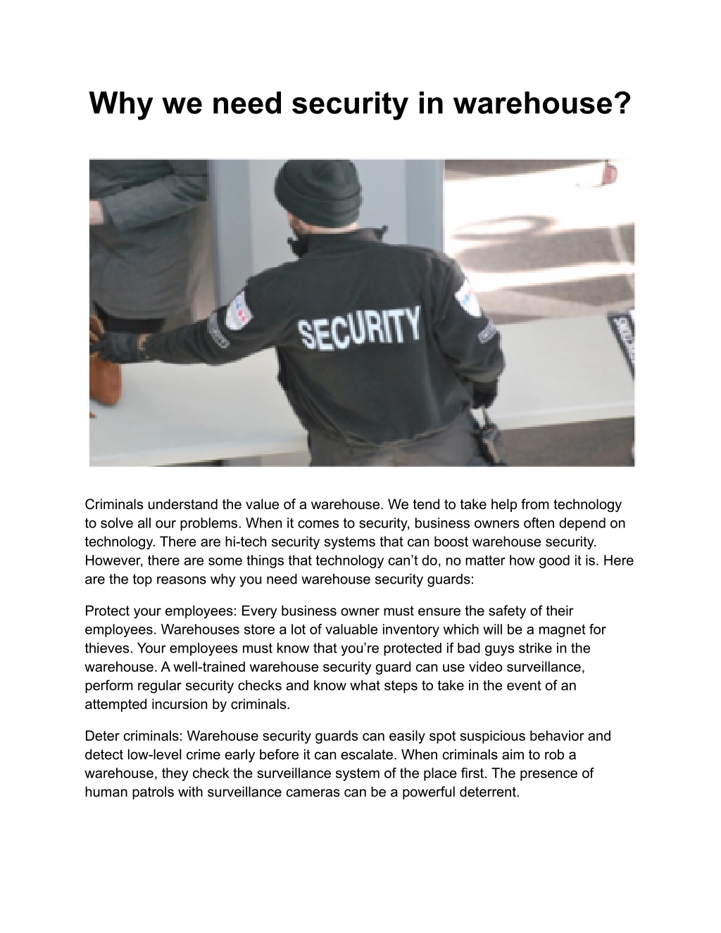 PPT - Why we need security in warehouse PowerPoint Presentation, free ...