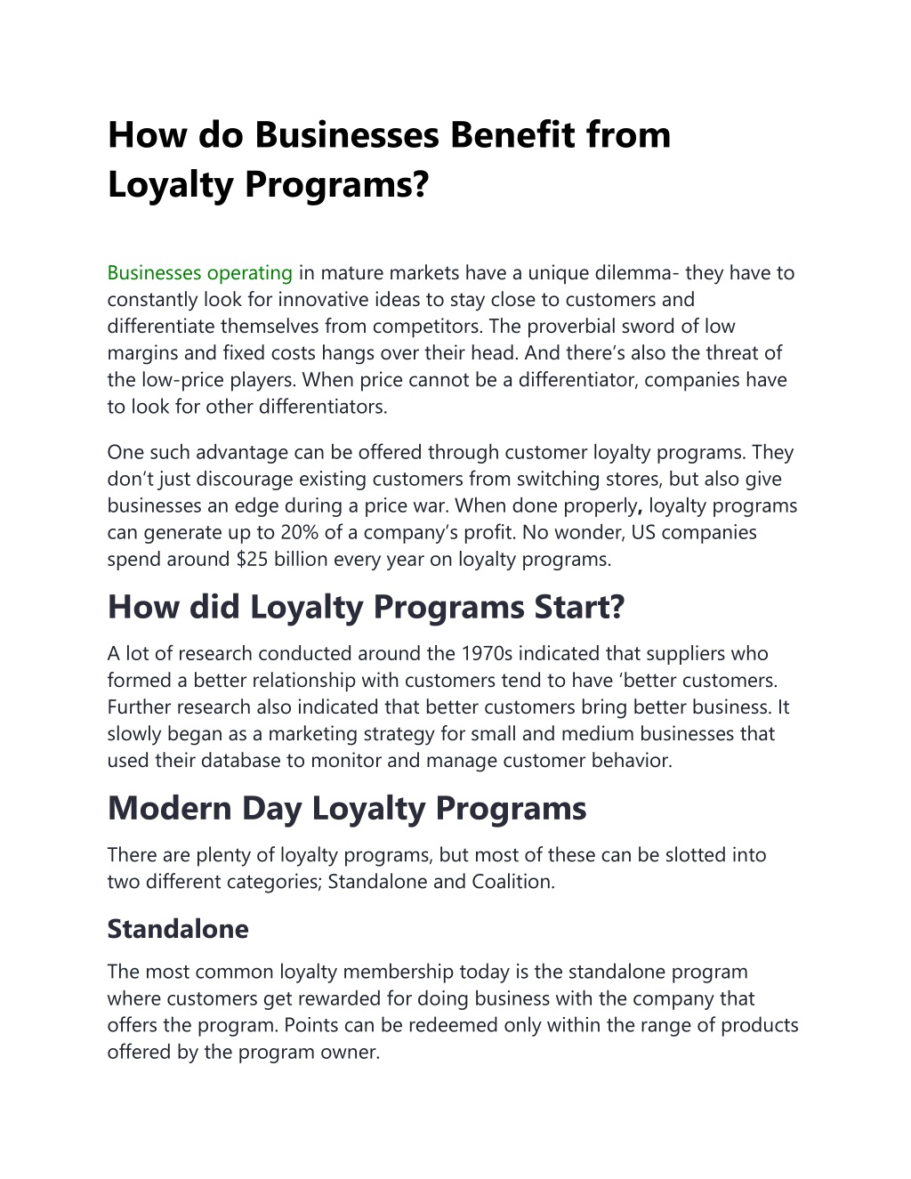 PPT - How do Businesses Benefit from Loyalty Programs PowerPoint ...