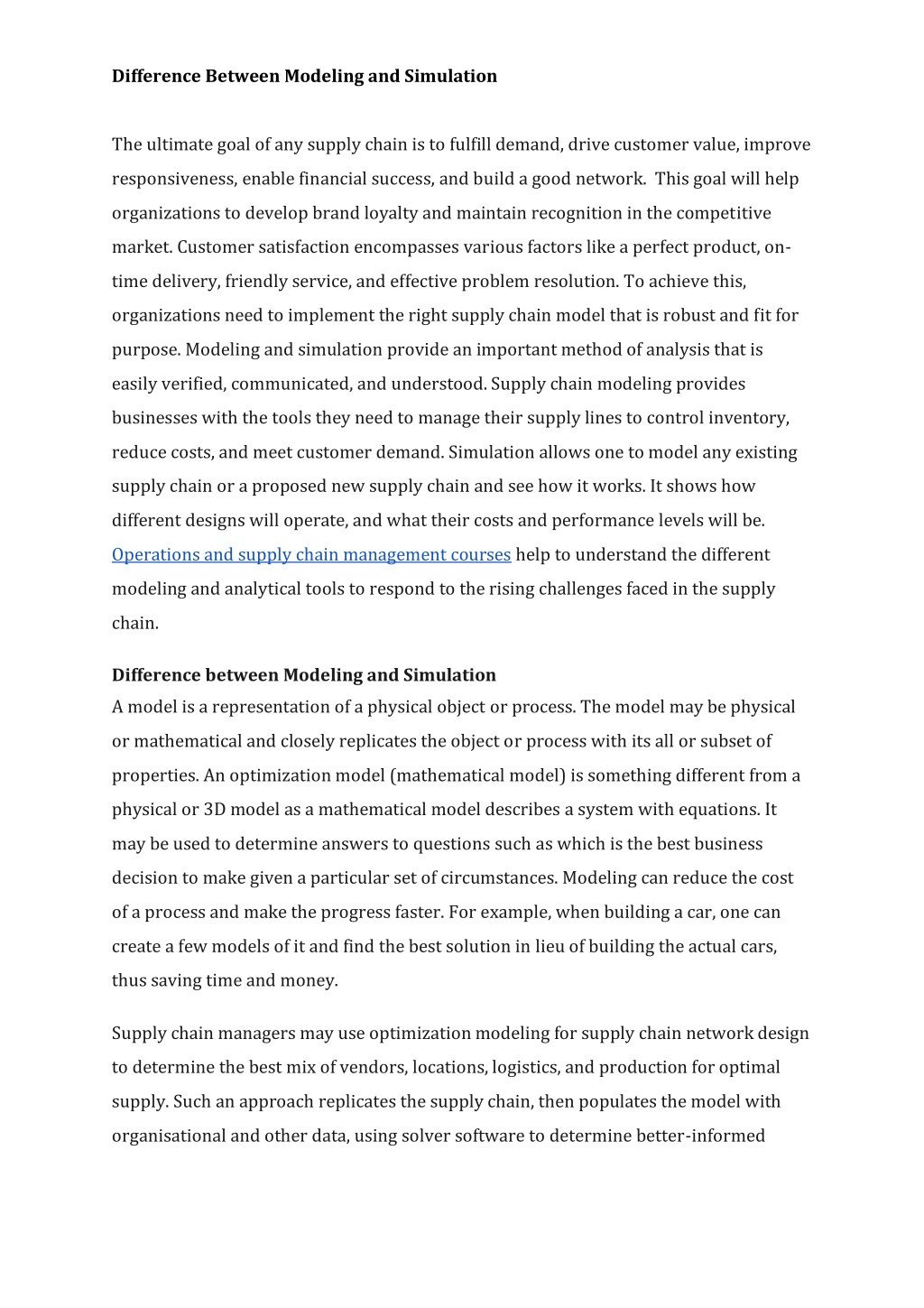 PPT - Difference Between Modeling and Simulation PowerPoint ...