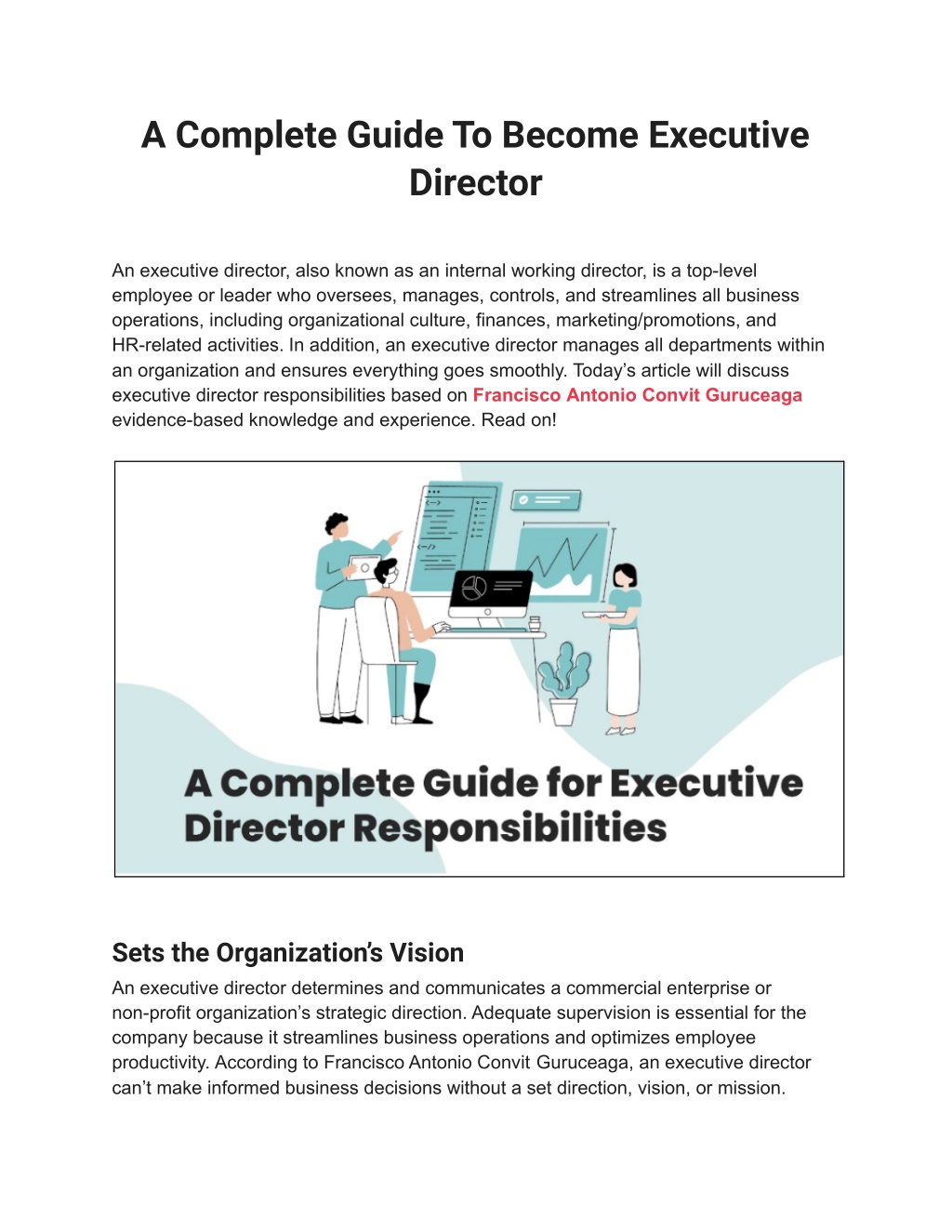 PPT - A Complete Guide To Become Executive Director PowerPoint ...