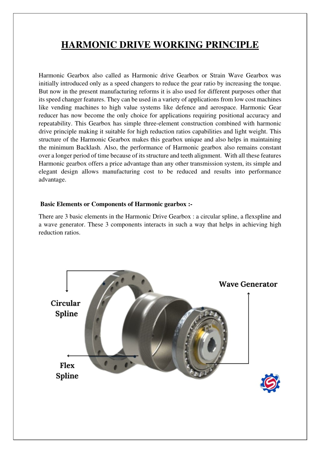 PPT - Harmonic Drive Working Principle | SMD Gearbox PowerPoint ...