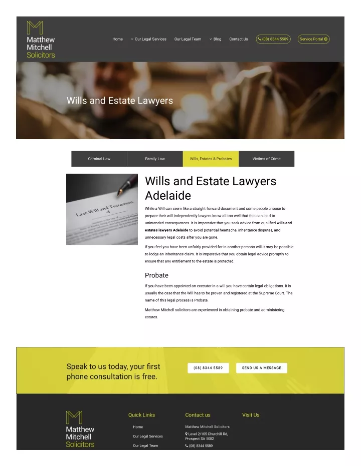 PPT - Wills And Estates Lawyers Adelaide PowerPoint Presentation, free ...