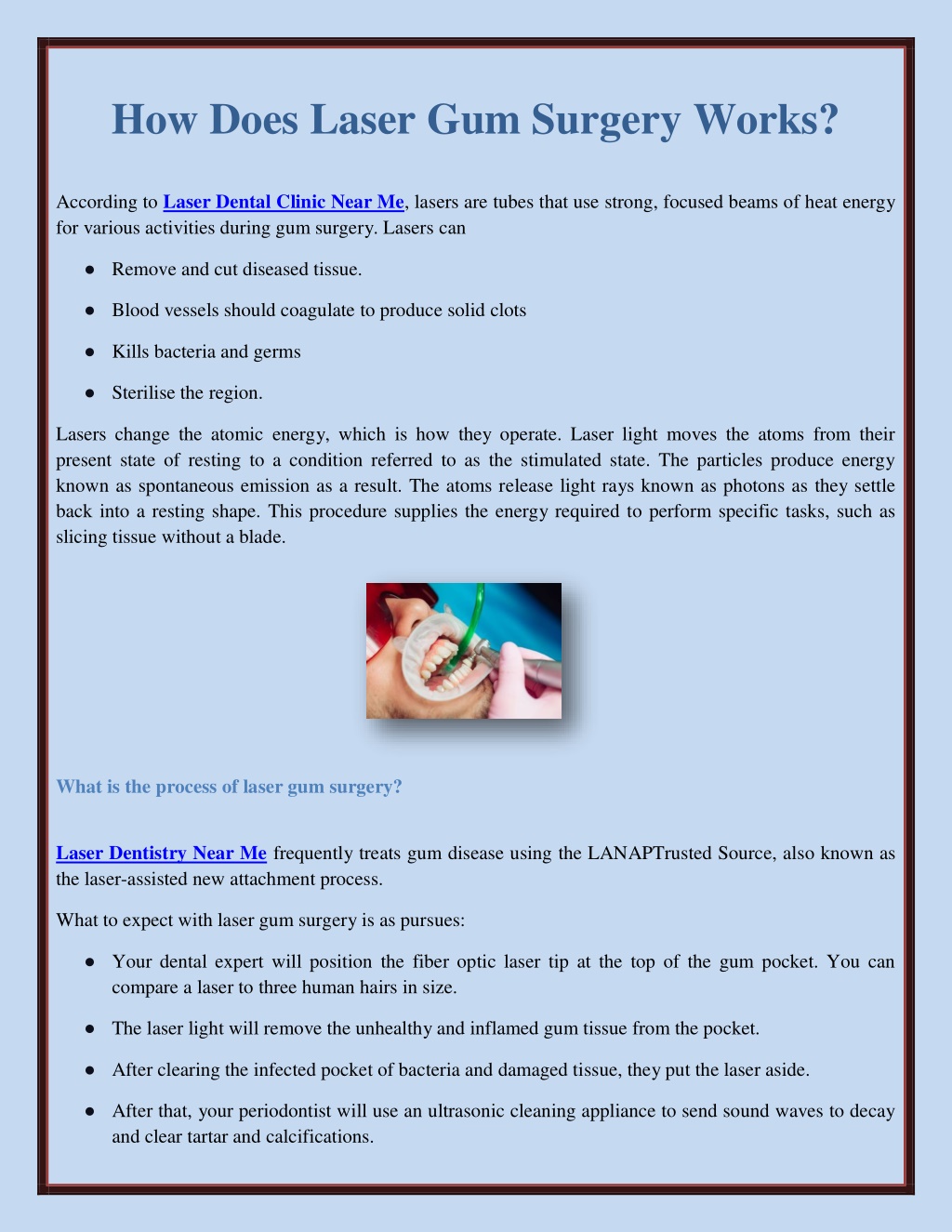 PPT - How Does Laser Gum Surgery Works? PowerPoint Presentation, free ...