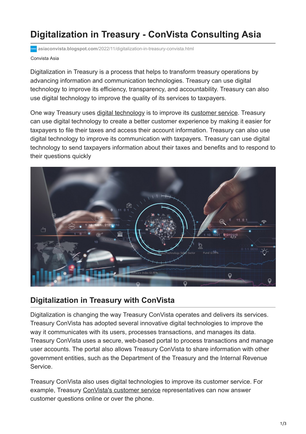 PPT - Digitalization in Treasury - ConVista Consulting Asia PowerPoint ...
