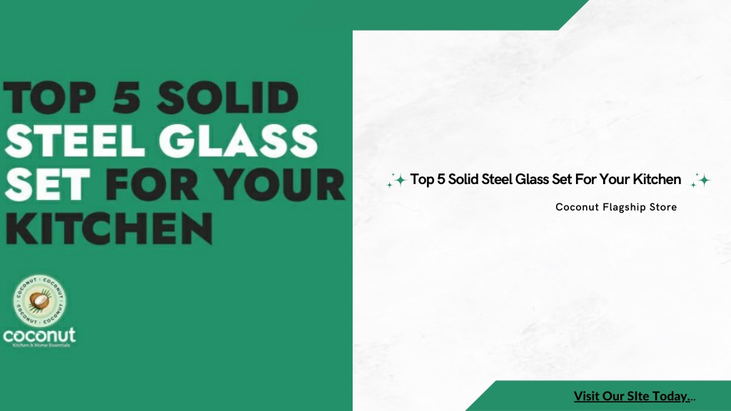 PPT - Top 5 Solid Steel Glass Set For Your Kitchen PowerPoint ...