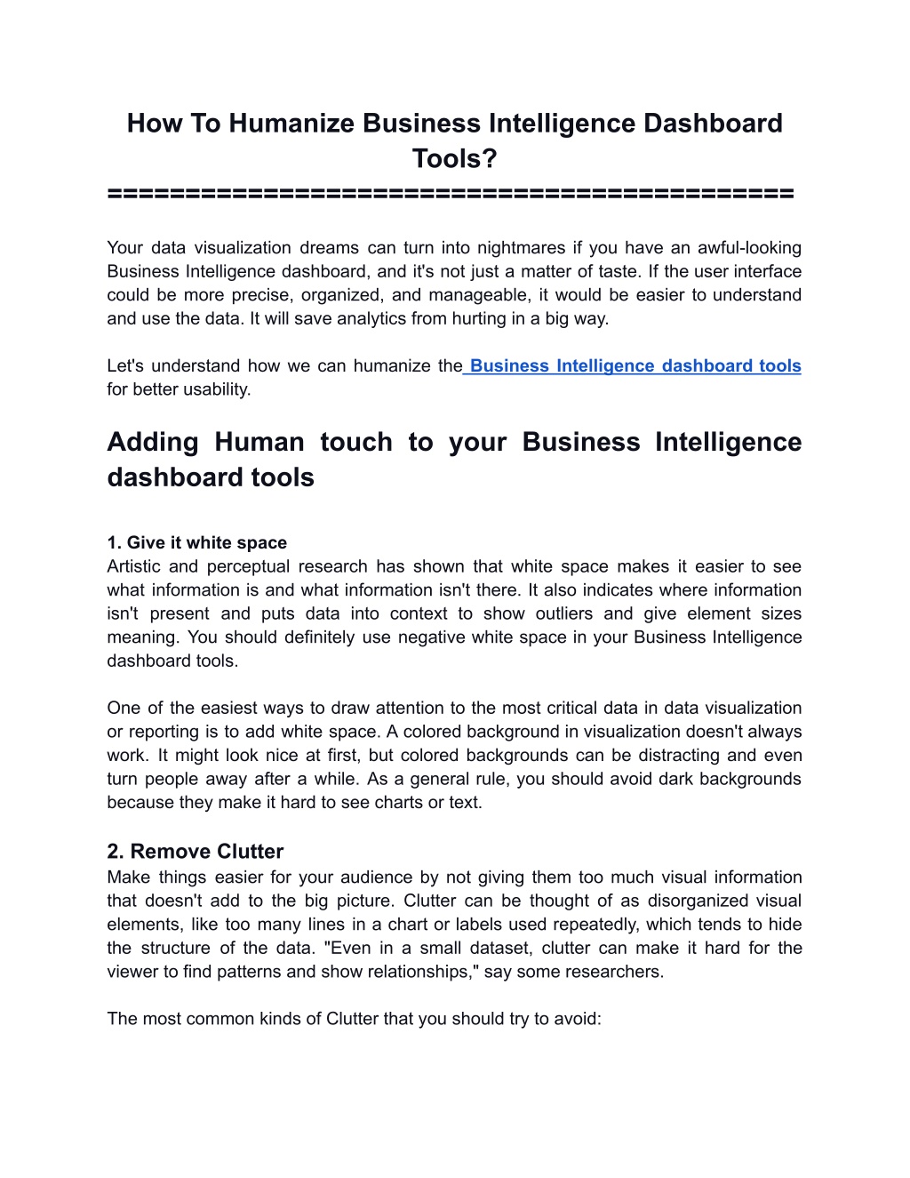 PPT - How To Humanize Business Intelligence Dashboard Tools_ (1) PowerPoint Presentation - ID ...
