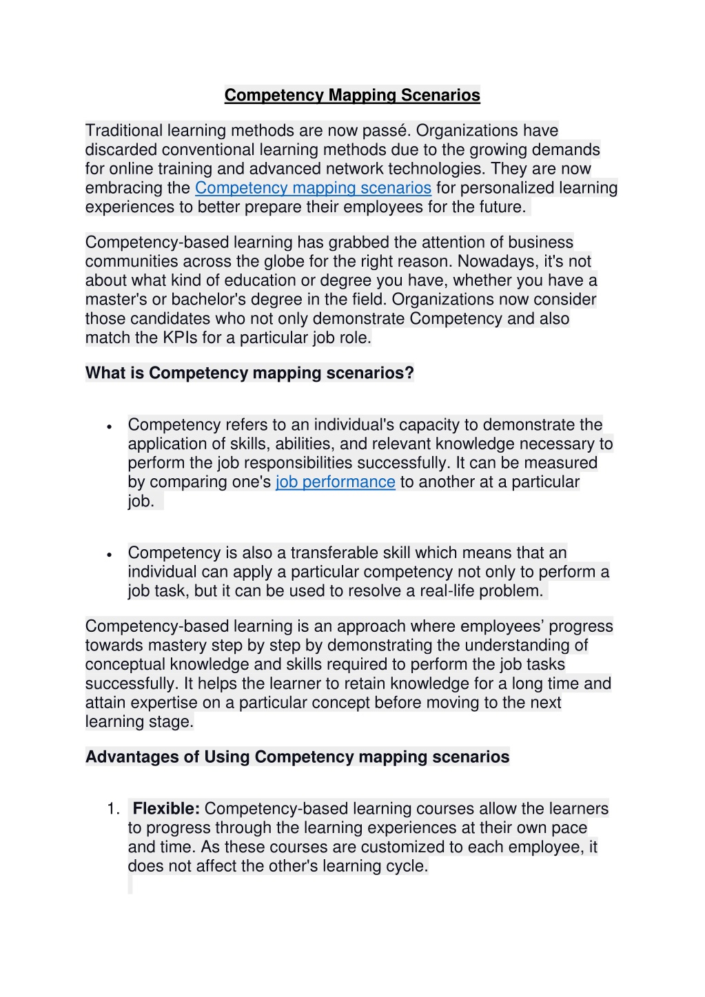PPT - Competency Mapping Scenarios PowerPoint Presentation, free ...