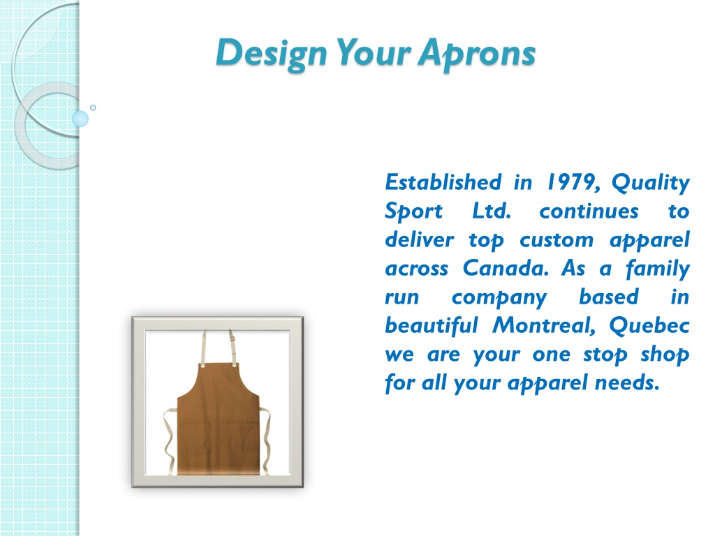 PPT - Design Your Aprons PowerPoint Presentation, free download - ID ...