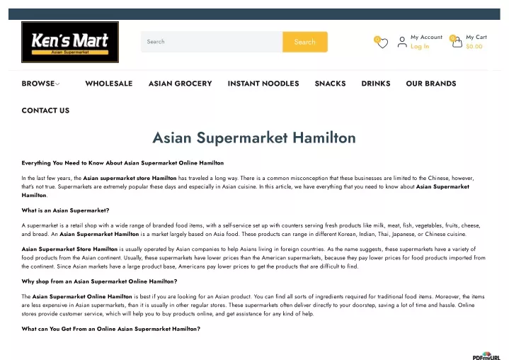PPT - Asian Supermarket Online Hamilton PowerPoint Presentation, free download - ID:11746912