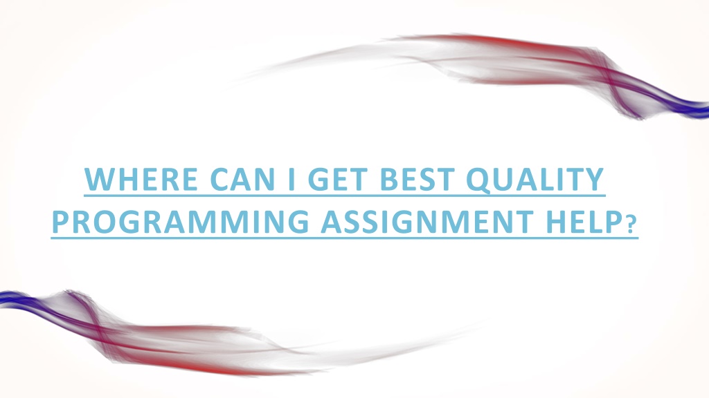 PPT - Programming Assignment Help PowerPoint Presentation, free ...