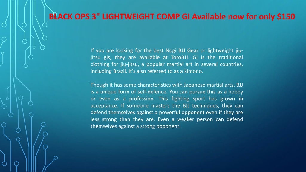 PPT - BLACK OPS 3 LIGHTWEIGHT COMP GI Available now for only $150 ...