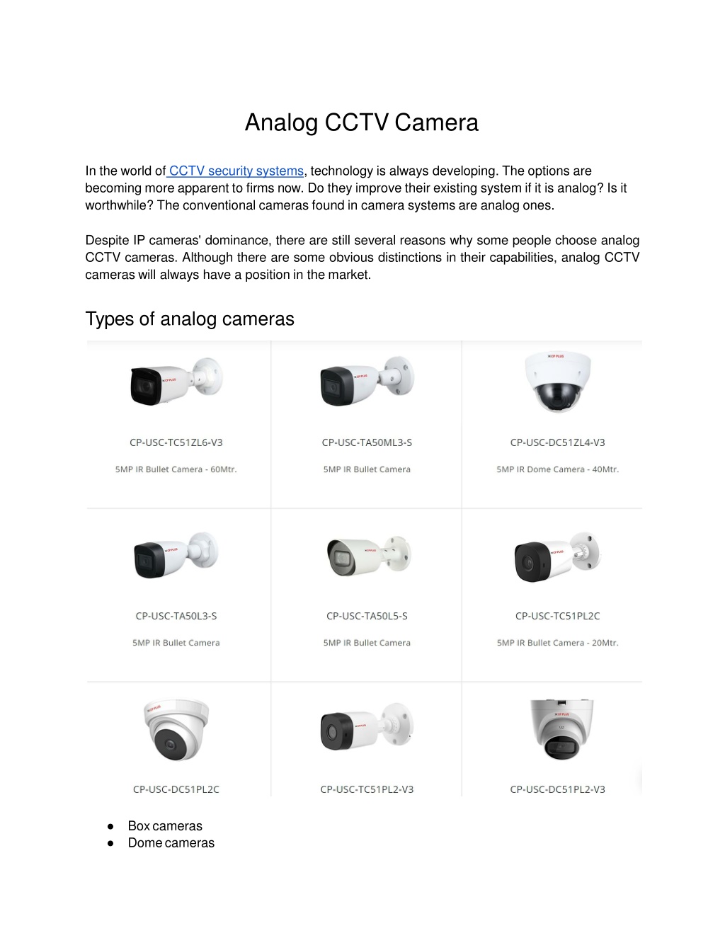 PPT - Analog CCTV Camera PowerPoint Presentation, free download - ID ...