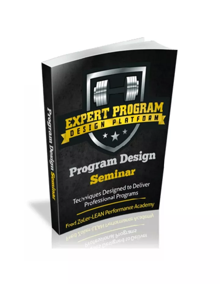PPT - Expert Program Design™ Free PDF eBook Download PowerPoint Presentation - ID:11764981