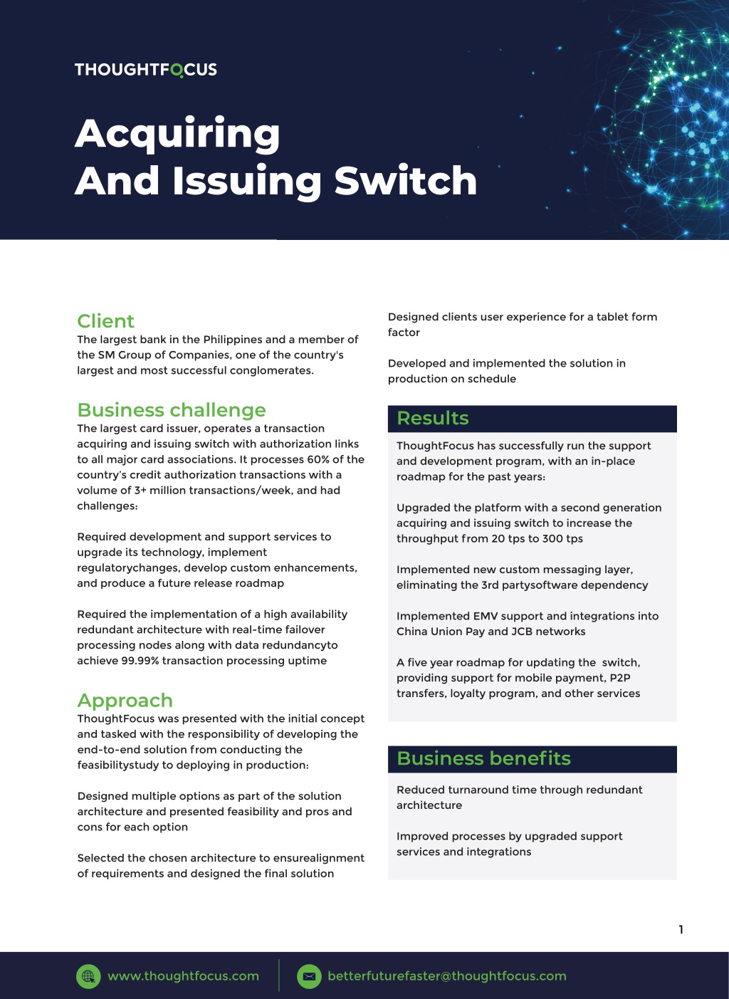 PPT - PL-Major-financial-institution-acquiring-and-issuing-switch ...