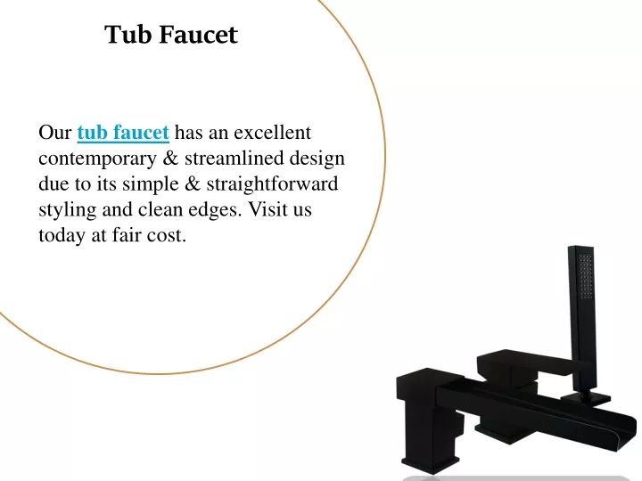 PPT - Tub Faucet PowerPoint Presentation, free download - ID:11770202