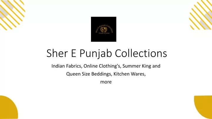 PPT - Indian Clothes Online Australia | Sher E Punjab Collections ...