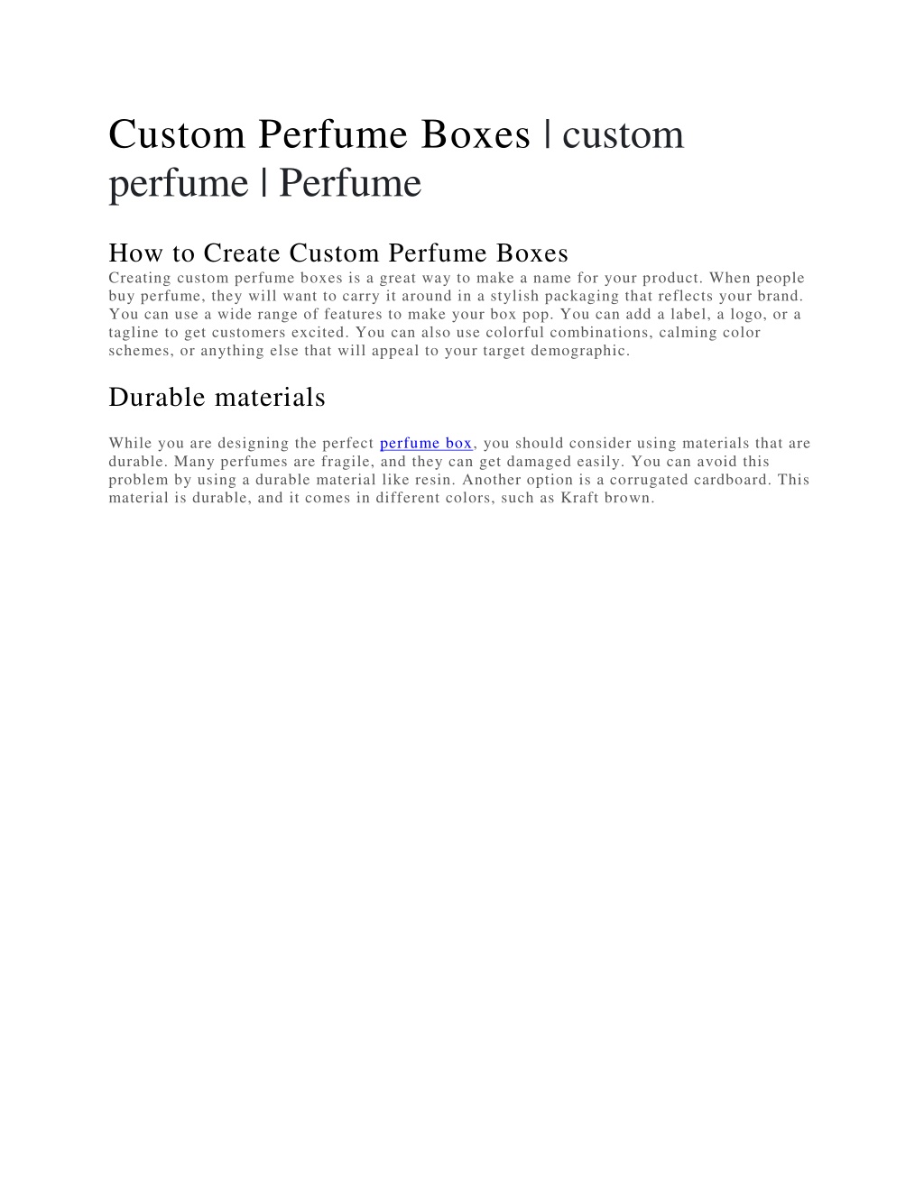 PPT - Custom Perfume Boxes PowerPoint Presentation, free download - ID ...